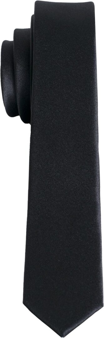 Men's Premium Super Skinny Black? Necktie For Suits & Tuxedos - King ...